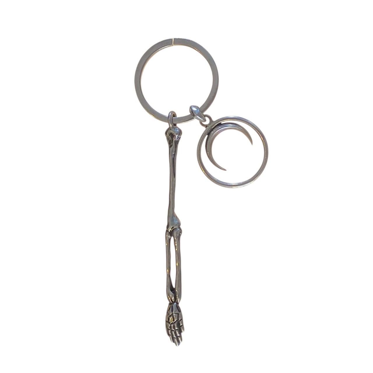 FUXURY X PAINISM ‘MOON BONE’ 925 Key Chain | LINE SHOPPING