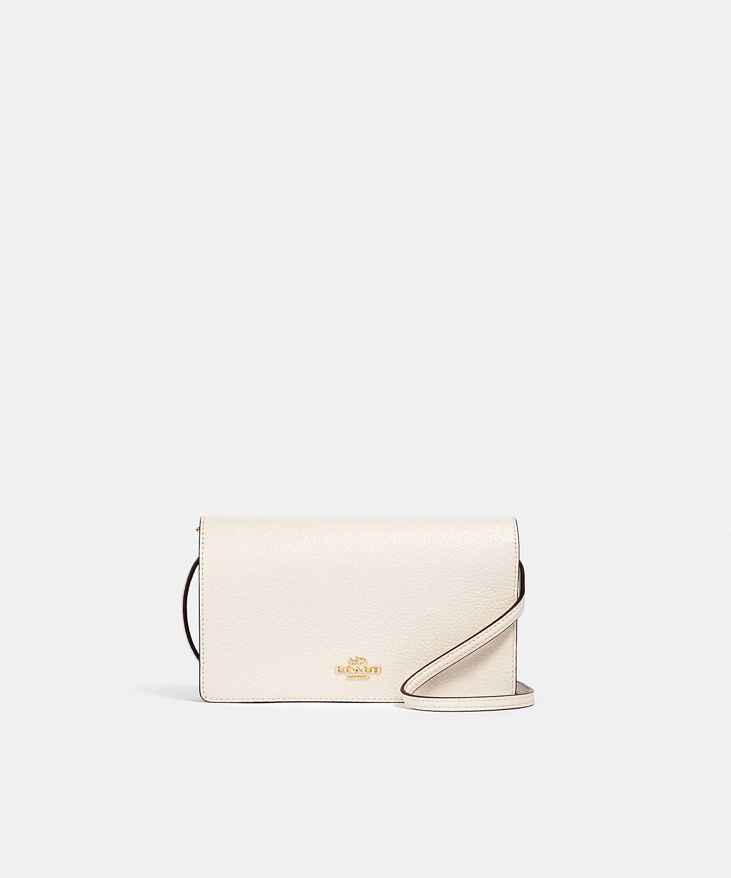 COACH ANNA FOLDOVER CROSSBODY CLUTCH 3037 IMCHK | LINE SHOPPING