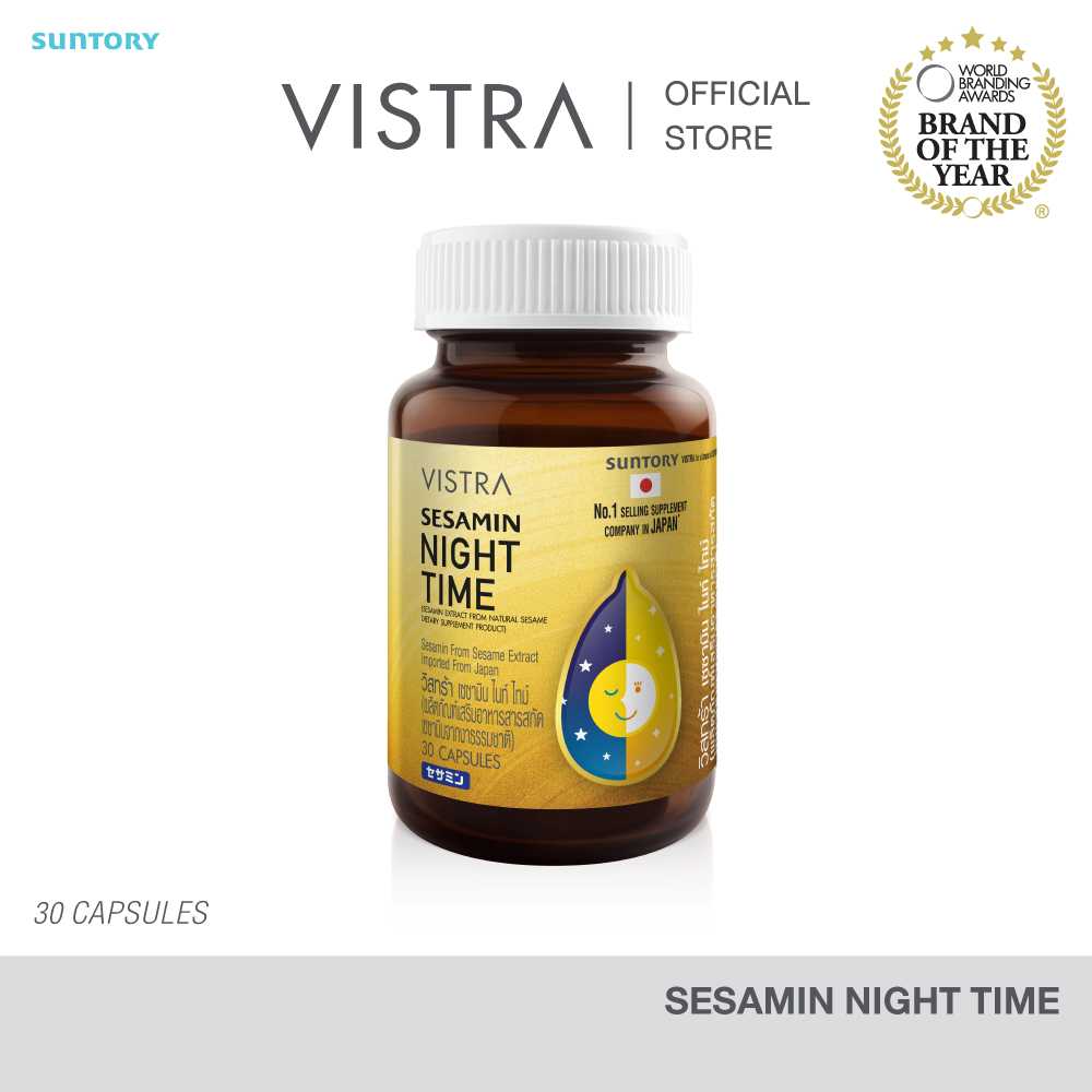 VISTRA SESAMIN NIGHT TIME (SESAMIN EXTRACT FROM NATURAL) (BOT-30CAPS ...