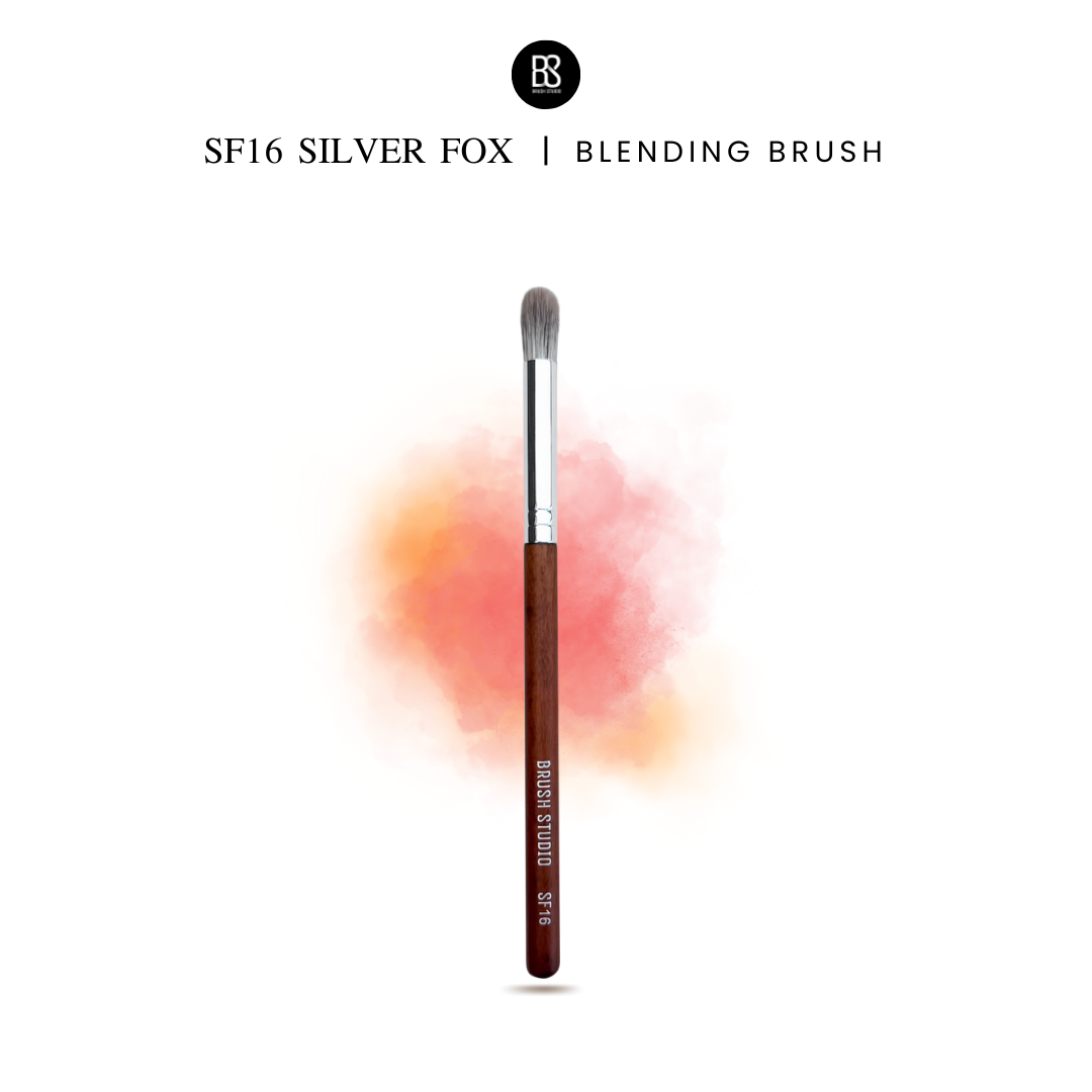 BRUSH STUDIO SF16 Silver Fox Blending Brush แปรงแต่งตาขนจิ้งจอกเงิน ...