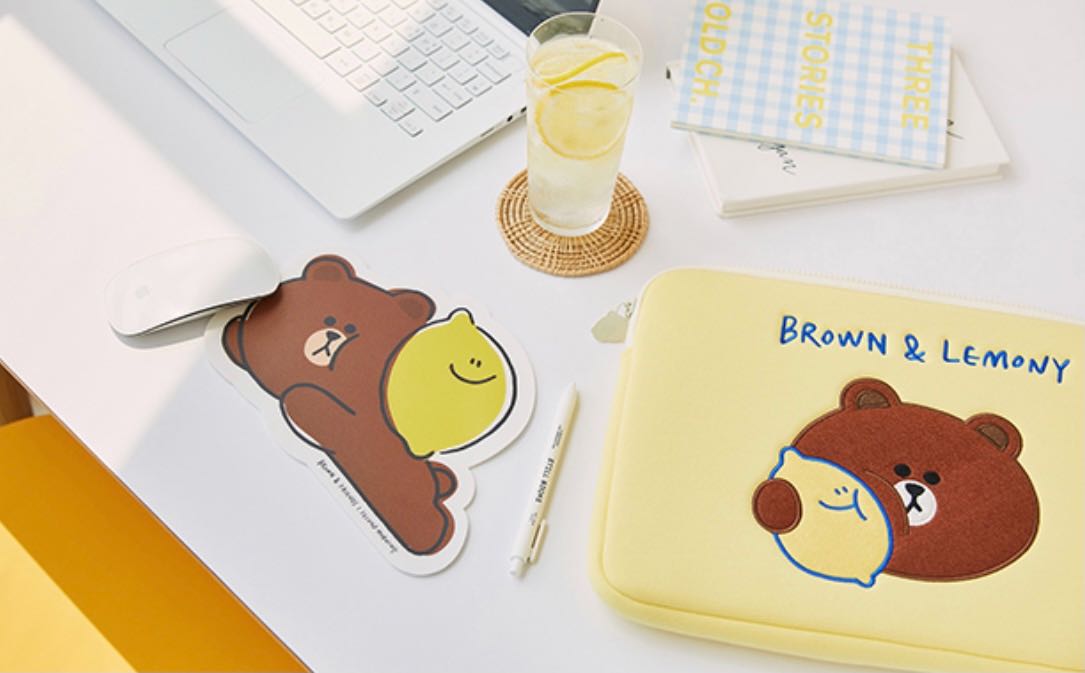 MOUSE PAD - Second morning X Line friends | LINE SHOPPING