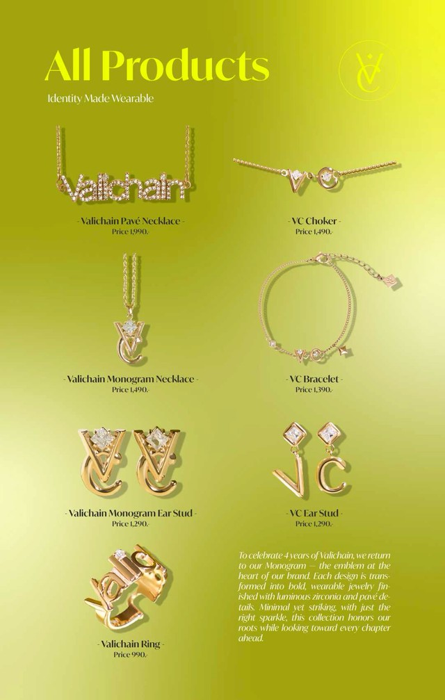 Valichain Pavé Necklace | LINE SHOPPING
