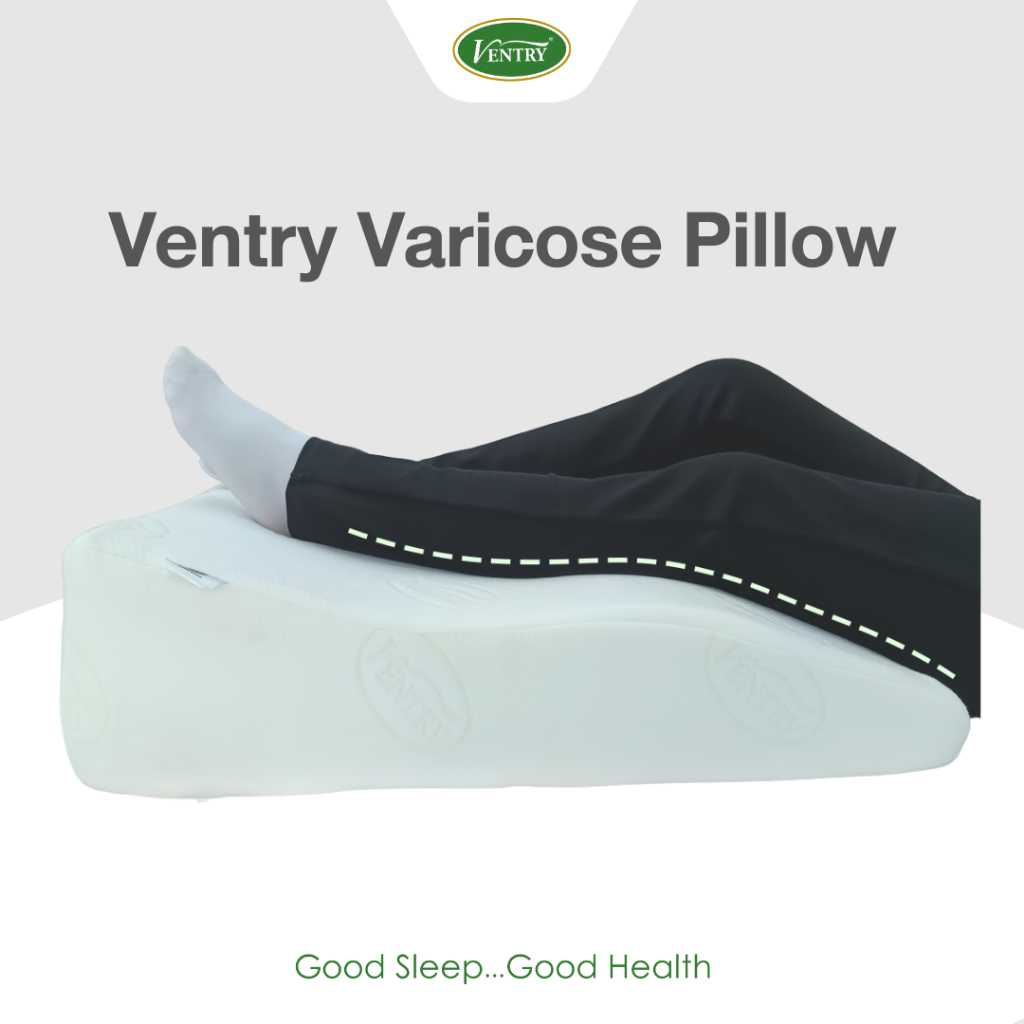 Ventry Varicose Pillow - เบาะรองขาเพื่อสุขภาพ ขจัดปัญหาเส้นเลือดขอด ลด ...