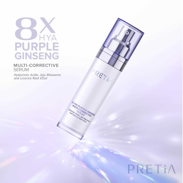 PRETIA 8X HYA PURPLE GINSENG MULTI-CORRECTIVE SERUM | LINE SHOPPING