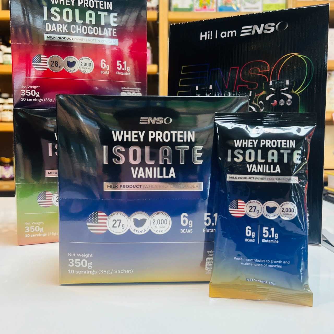 ENSO Whey Protein Isolate 350g (10 servings) เวย์โปรตีนไอโซเลท บรรจุ 10 ...
