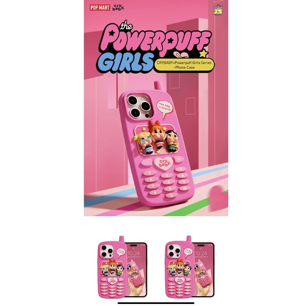POPMART CRYBABY POWERPUFF GIRLS SERIES PHONE CASE IPHONE พร้อมส่ง ...