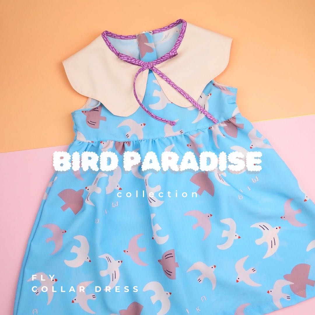 Fly collar dress | LINE SHOPPING
