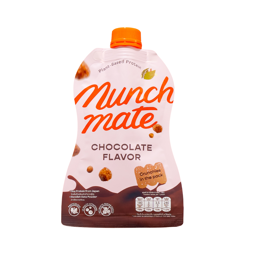 MunchMate Plant Base Protien รส Chocolate แบบซอง | LINE SHOPPING