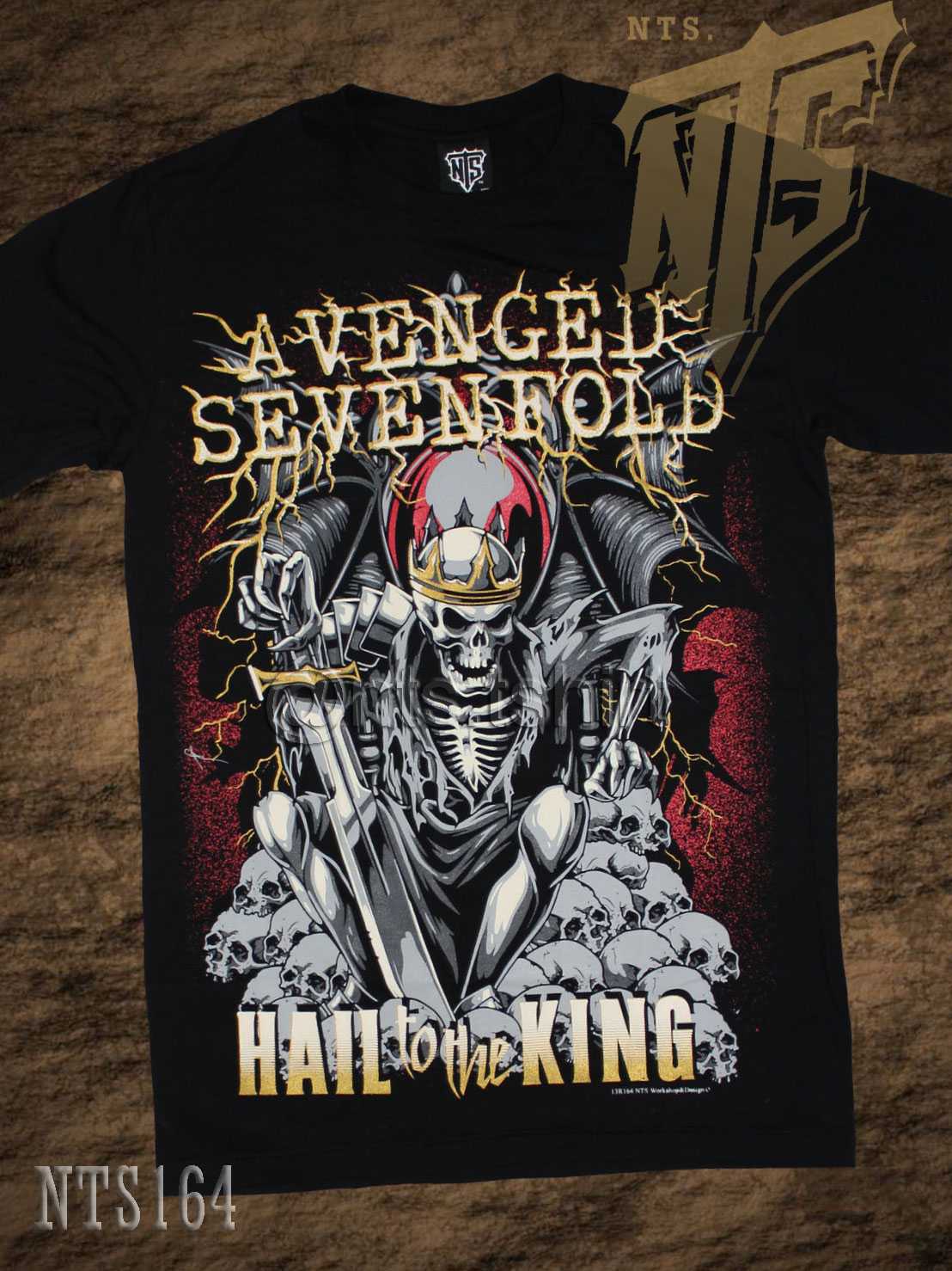 NTS 164 A7X Avenged ROCK เสื้อยืด เสื้อวง เสื้อดำ สกรีนลาย ผ้าหนานุ่ม NTS T SHIRT S M L XL XXL ...