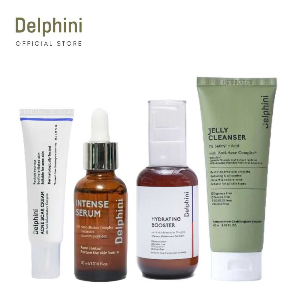 Delphini Full Set เซตบำรุงผิวหน้า ปกป้องผิวหน้าจากมลภาวะ ลดรอยแดงรอยสิว ...