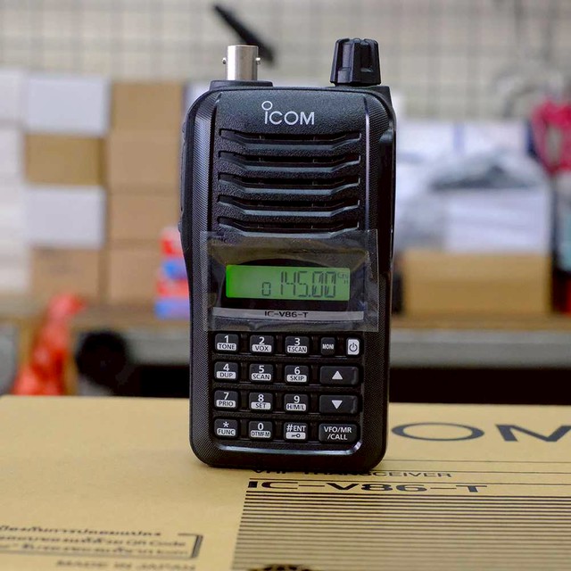 วิทยุสื่อสาร ICOM IC-V86T ชุดแท้ มีประกัน มีทะเบียน ถูกกฏหมาย | LINE SHOPPING