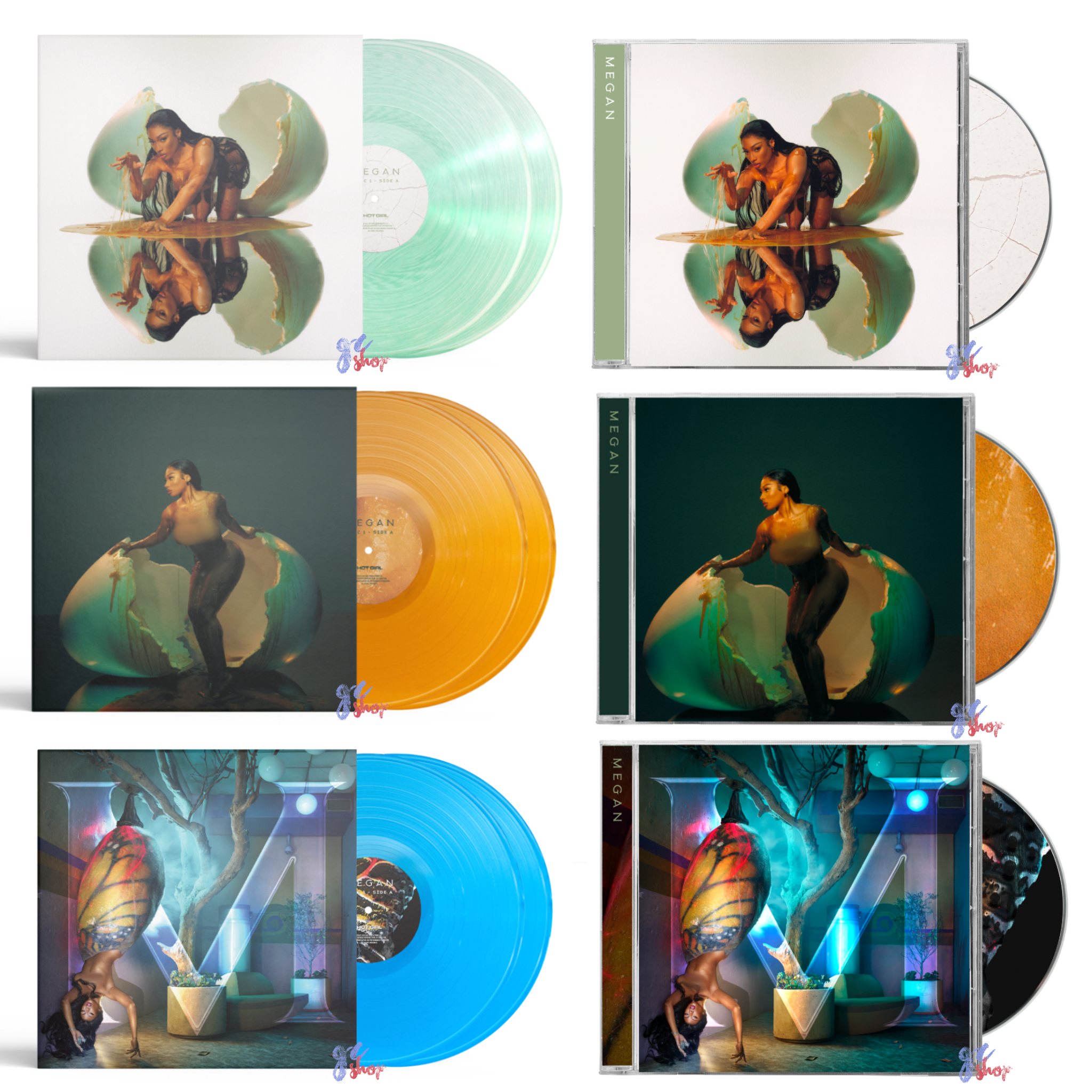 (Pre-Order) Megan Thee Stallion - MEGAN CD / Vinyl / LP / แผ่นเสียง ...