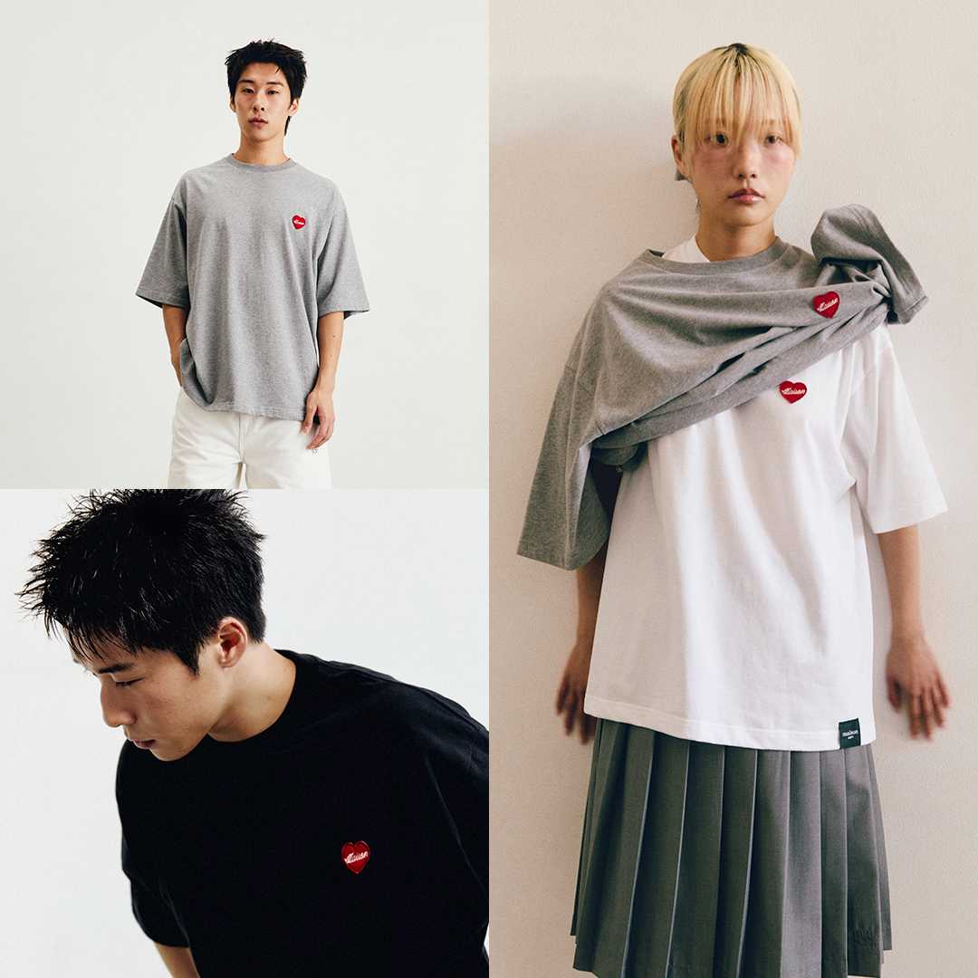 maison KEEPS | The Oversized Adore Patch Logo Tee | Unisex | เสื้อยืดทรง Oversized | อก 48 ...