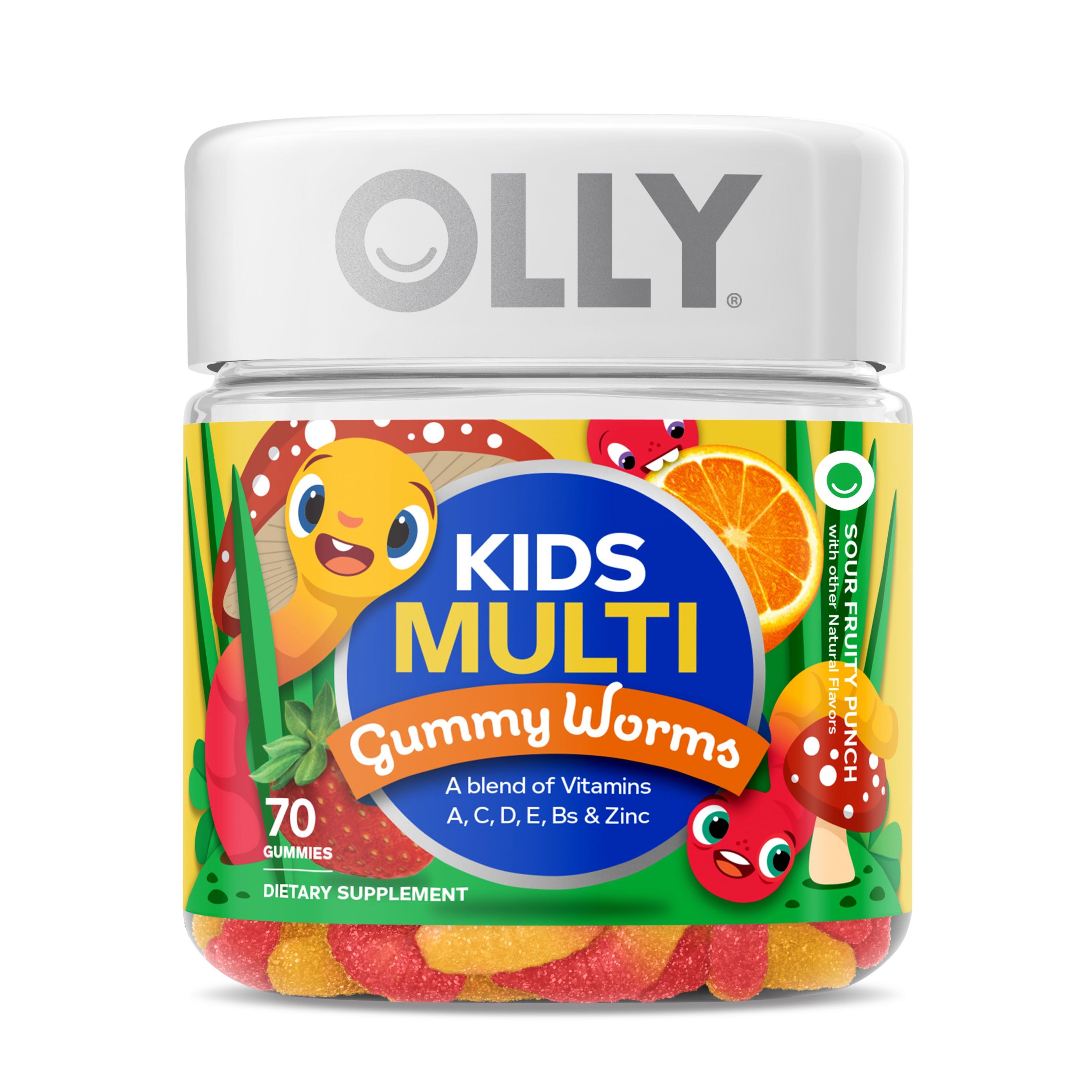 วิตามินรวมชนิดกัมมี่สำหรับเด็ก OLLY Kids Multi Gummy Worms | LINE SHOPPING