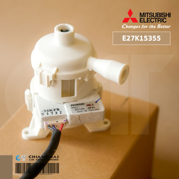 E27K15355 DRAIN PUMP เดรนปั้ม ปั้มดูดน้ำทิ้งแอร์ Mitsubishi Electric ...