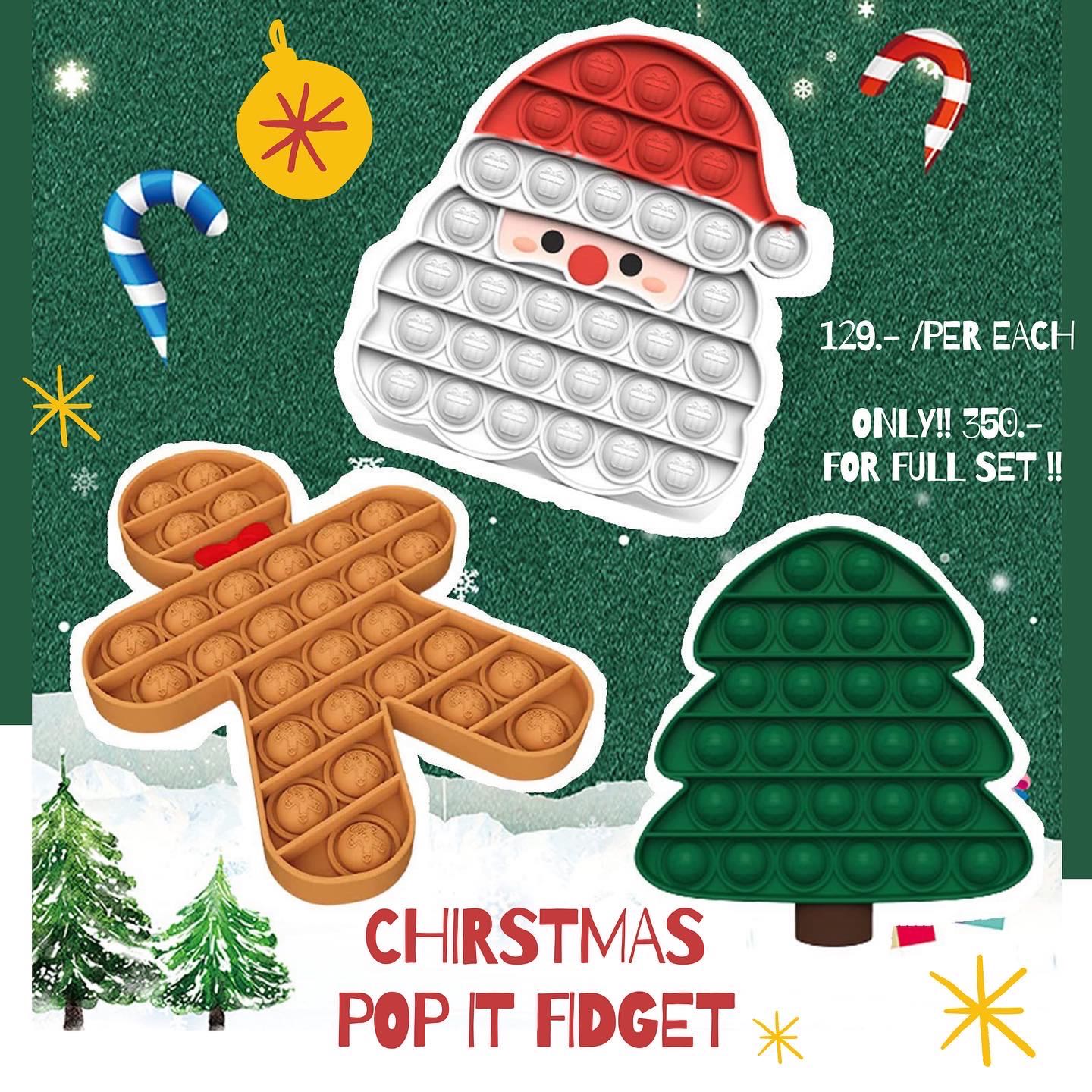 Christmas Pop it fidget | LINE SHOPPING