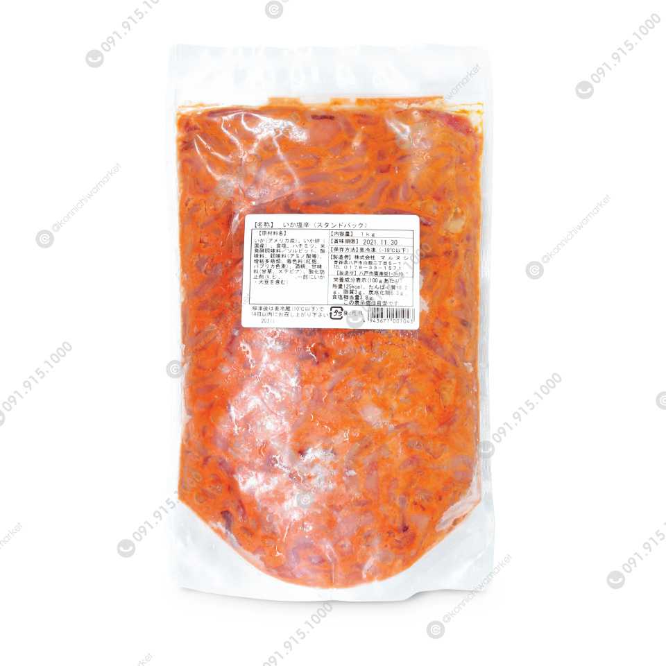 ปลาหมึกร้าญี่ปุ่นแช่แข็ง (1000 กรัม) / Frozen Ika Shiokara (1000g ...
