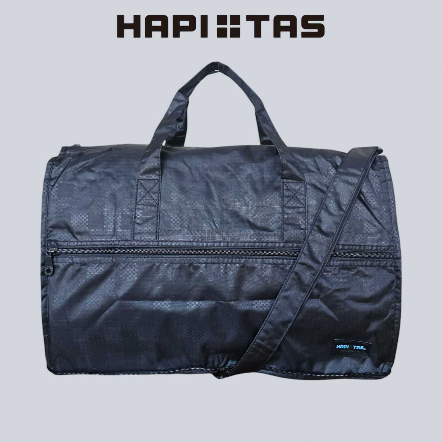 HAPITAS กระเป๋าพับ กระเป๋าสะพาย Boston Medium ลาย checker black | LINE ...