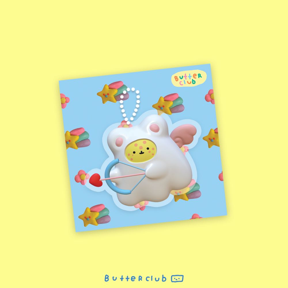 3D cupid ghost keyring | LINE SHOPPING