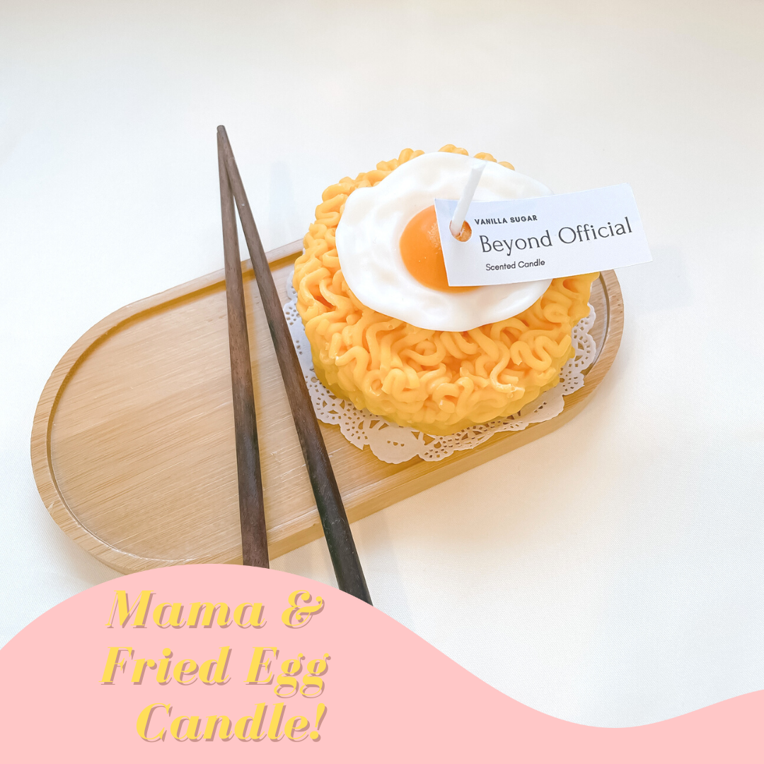 Beyond Egg Mama Scented Candle / เทียนหอมไขถั่วเหลือง 100% รูปทรง มาม่า ...