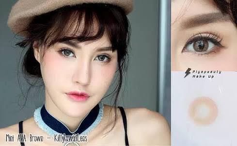 🔥คอนแทคเลนส์ ขนาดมินิ💥 Mini Ava brown ตาละมุนฟิลเตอร์เกาหลี | LINE SHOPPING