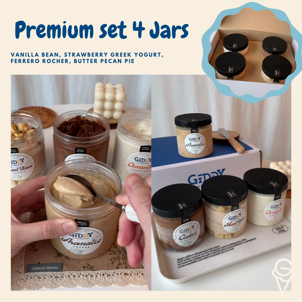 Premium Set 4 Jars | LINE SHOPPING