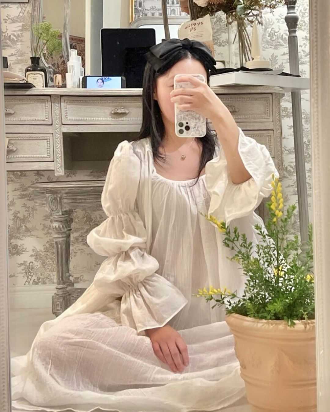 [Korea Product] (Basic Labbielle Robe) เสื้อคลุมนอก only robe เดรสแขน ...