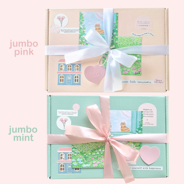 [ Gift Box ] Tori x Pammy's Palette รุ่น Jumbo Pink& Mint Kitten in the ...