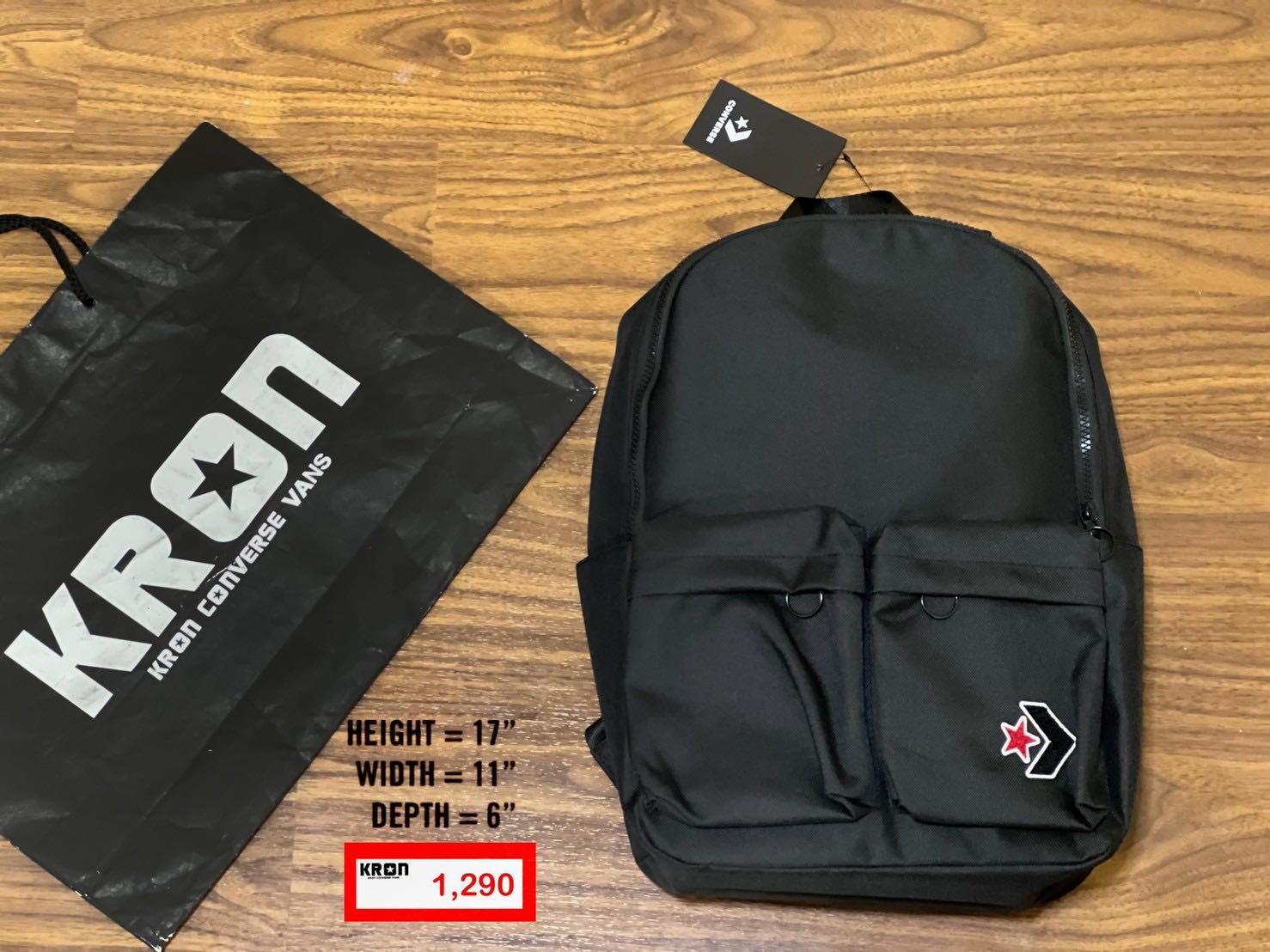กระเป๋าเป้ CONVERSE BE BLAND BACKPACK BLACK | LINE SHOPPING