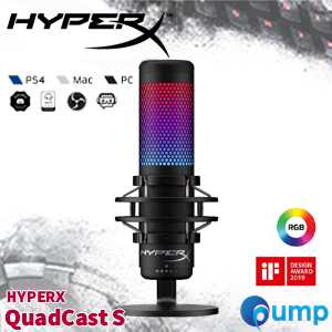 HYPERX QuadCast S USB Condenser Gaming Microphone - Black | LINE SHOPPING