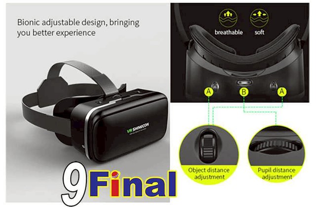 แว่น VR 3D VR SHINECON G06A 3D Virtual Reality Glasses ดูหนัง ฟังเพลง ...