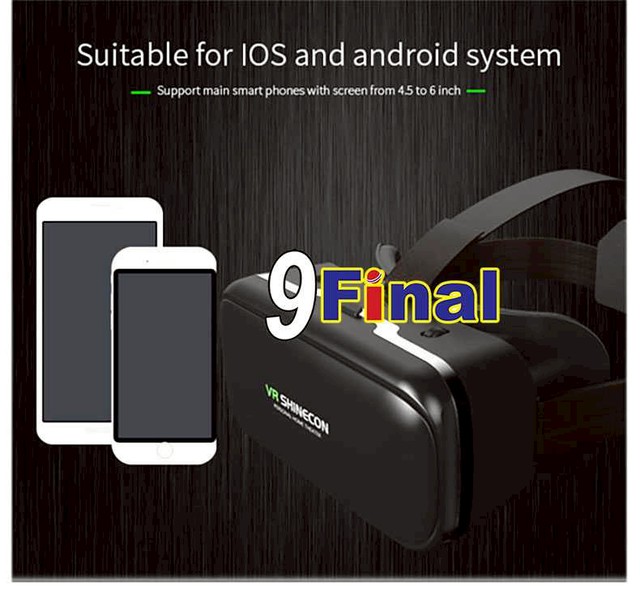 แว่น VR 3D VR SHINECON G06A 3D Virtual Reality Glasses ดูหนัง ฟังเพลง ...