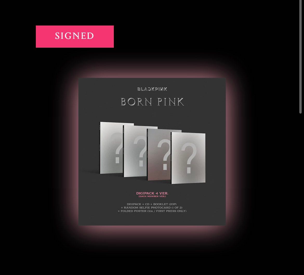 Pre-order BLACKPINK’s [BORN PINK] SIGNED DIGIPACK (US) | LINE SHOPPING