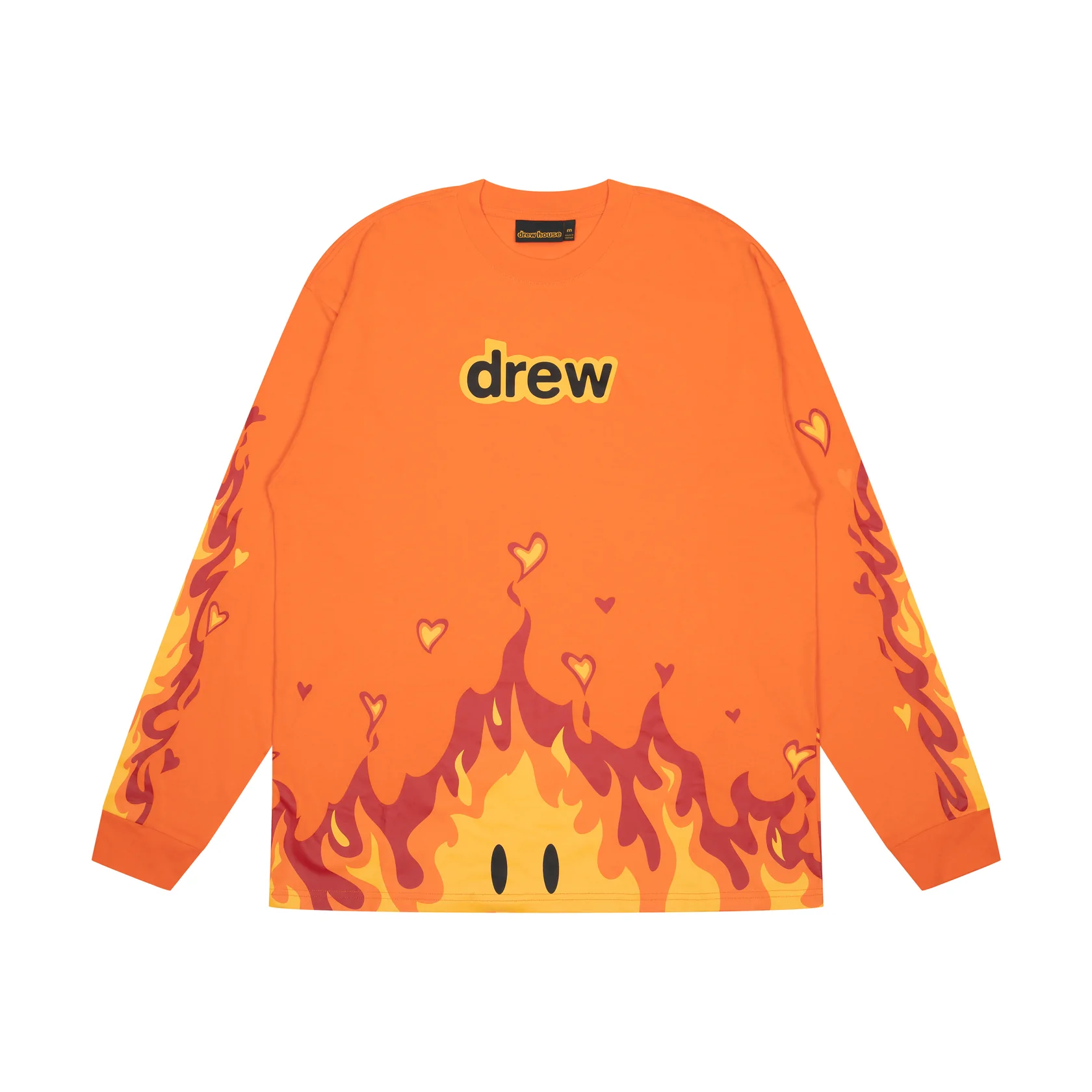 [PRE-ORDER] DREW HOUSE FIRE LS TEE ORANGE | LINE SHOPPING