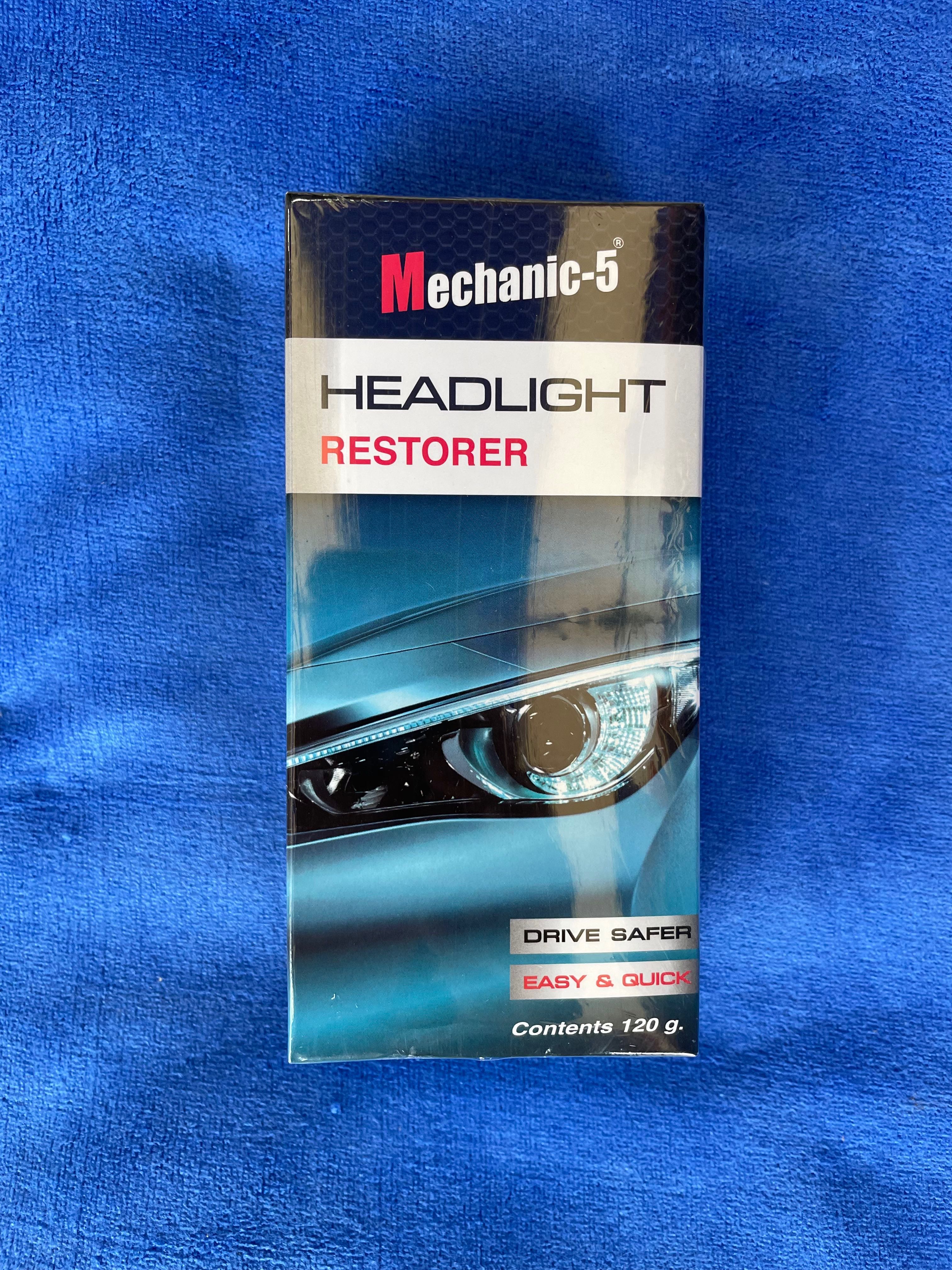 Mechanic-5 Headlight Restorer ผลิตภัณฑ์ขัด ปรับสภาพไฟหน้ารถ | LINE SHOPPING