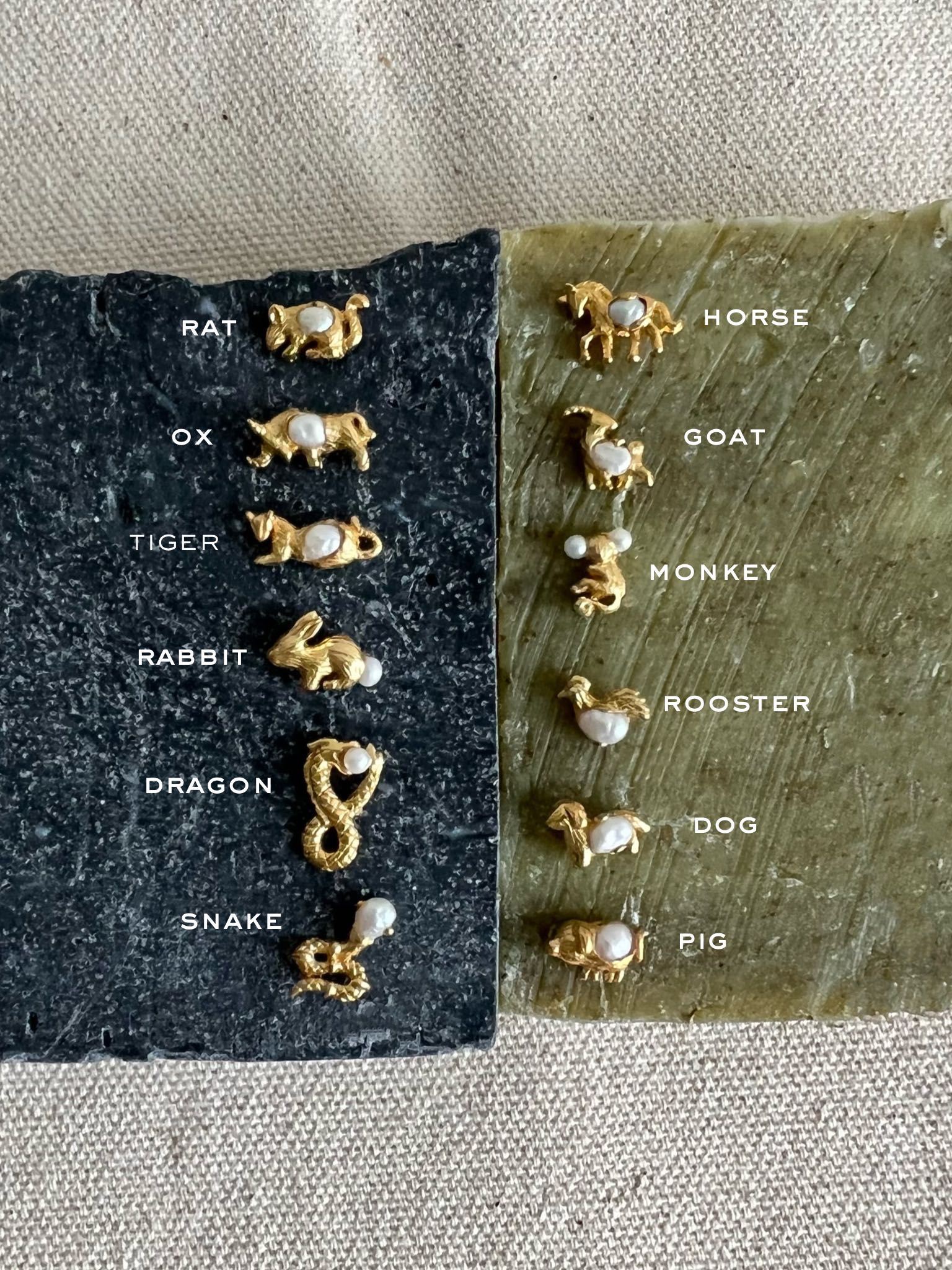 12 chinese animal signs earring | LINE SHOPPING