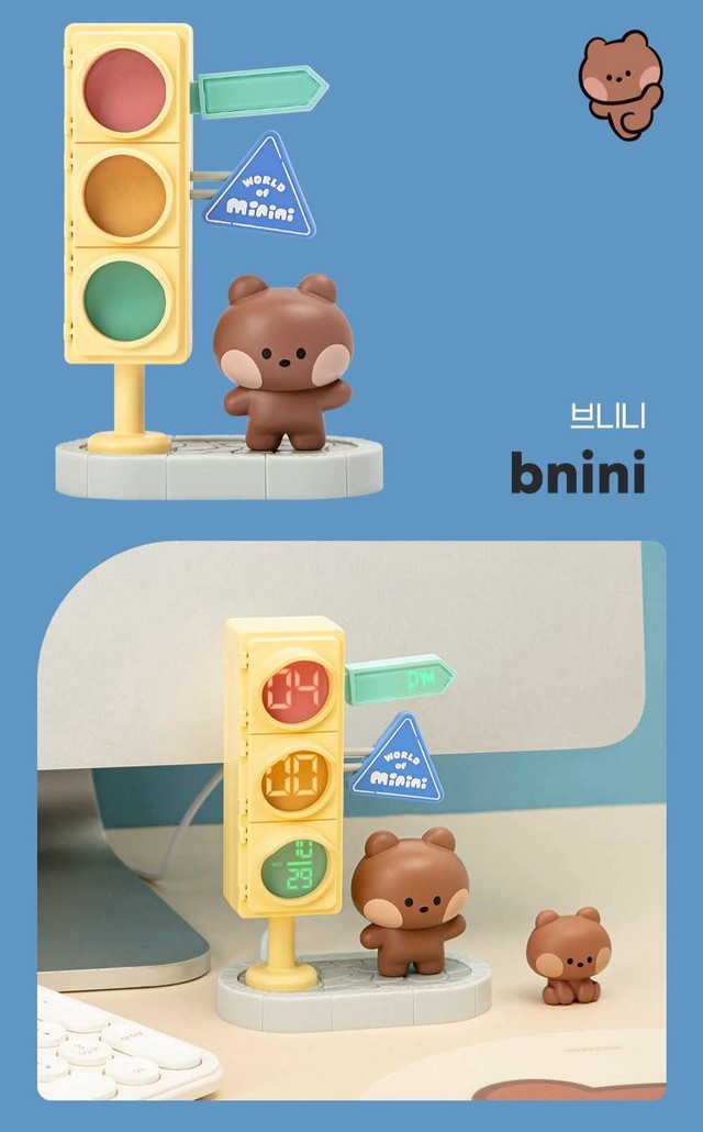 ( พร้อมส่ง ) Linefriends Digital Clock minini นาฬิกาดิจิตอล | LINE SHOPPING