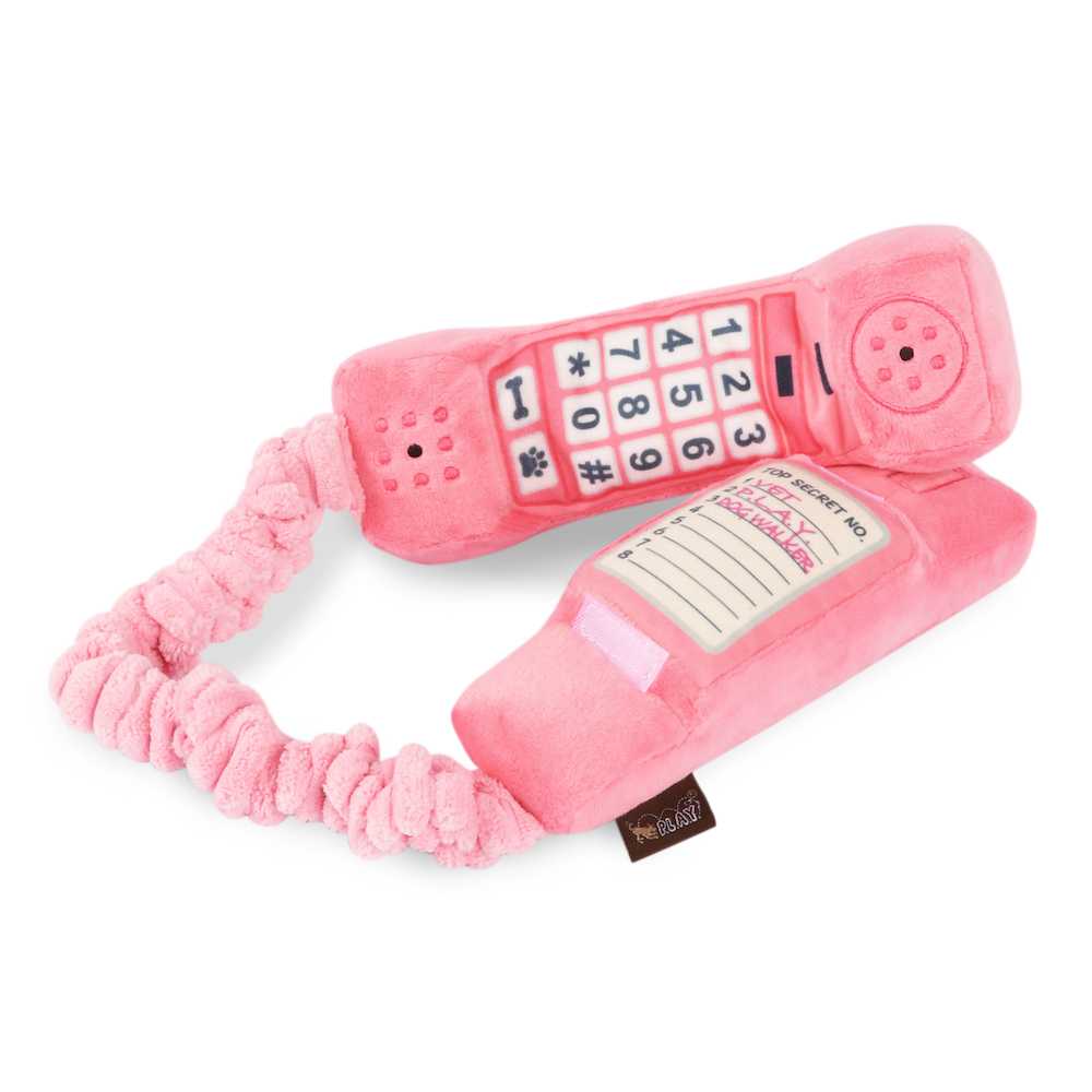 PLAY Corded Phone Plush Dog Toy 80s Classic Collection | LINE SHOPPING