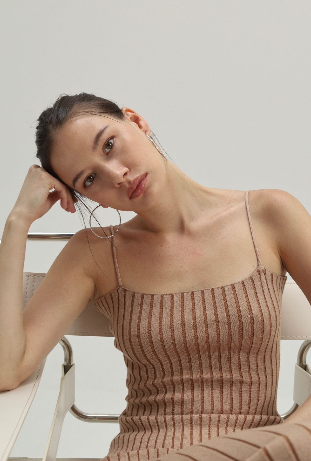 Sierria Dress in Brown | LINE SHOPPING