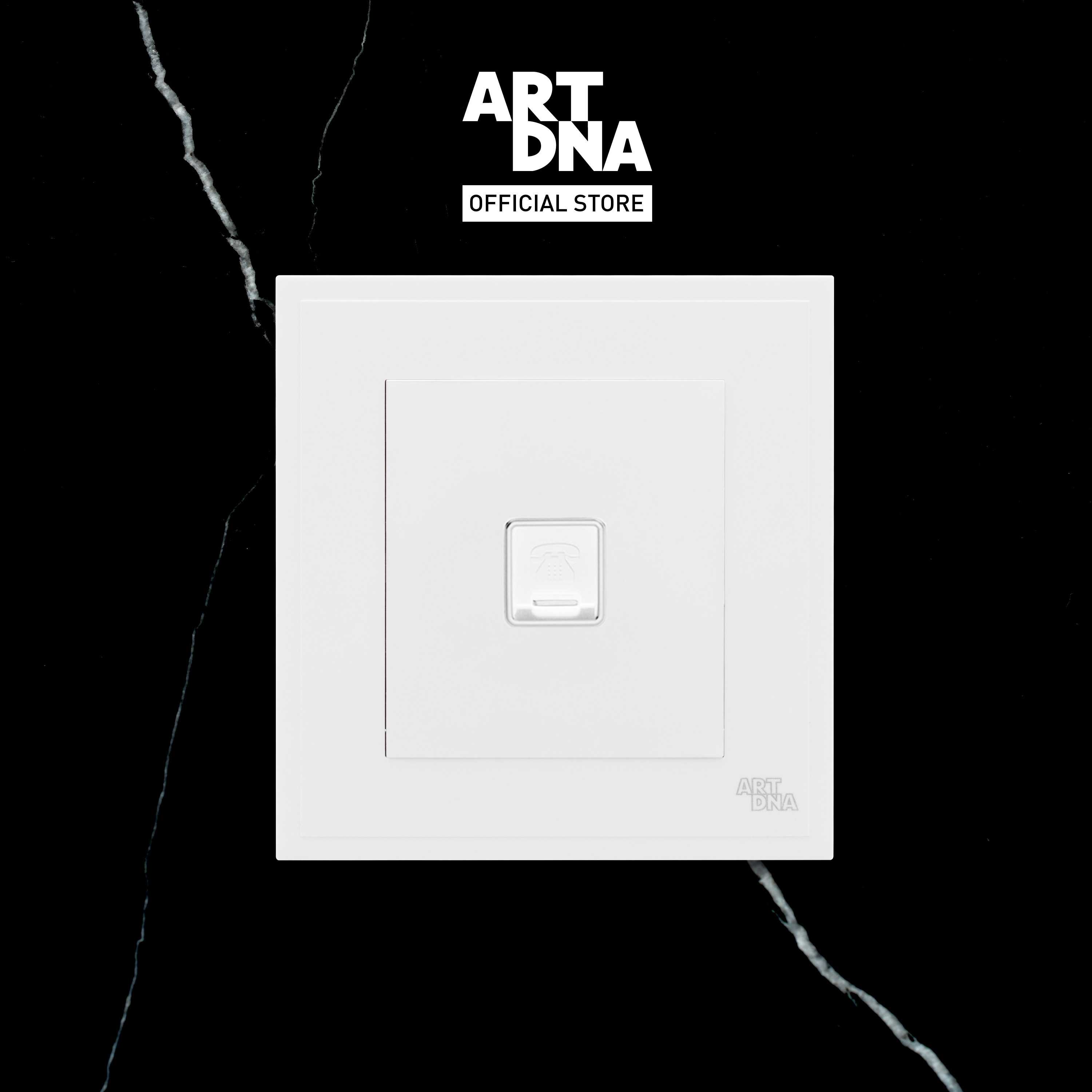ART DNA รุ่น D3 Series Telephone Socket สีขาว ปลั๊กไฟสวยๆ สวิทซ์ สวยๆ ...