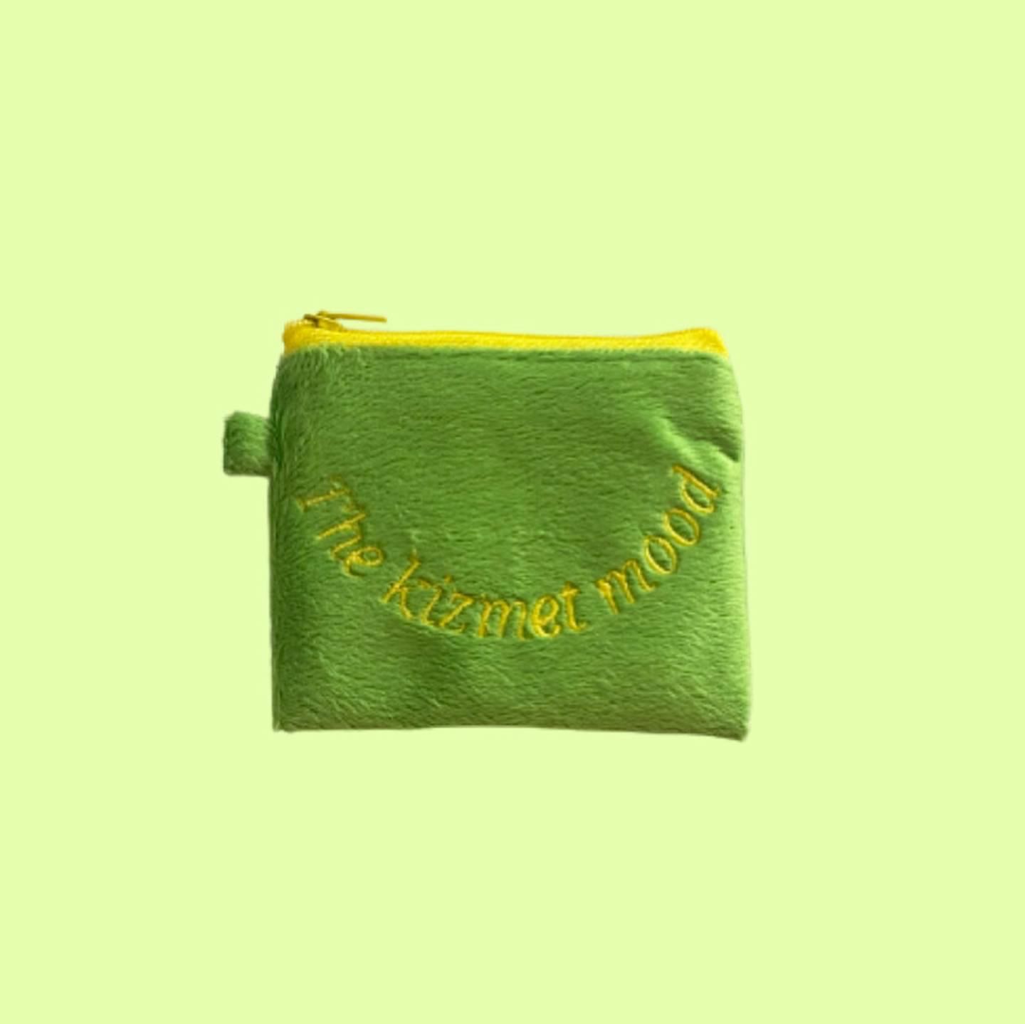 Mini velvet pouch (Green) | LINE SHOPPING