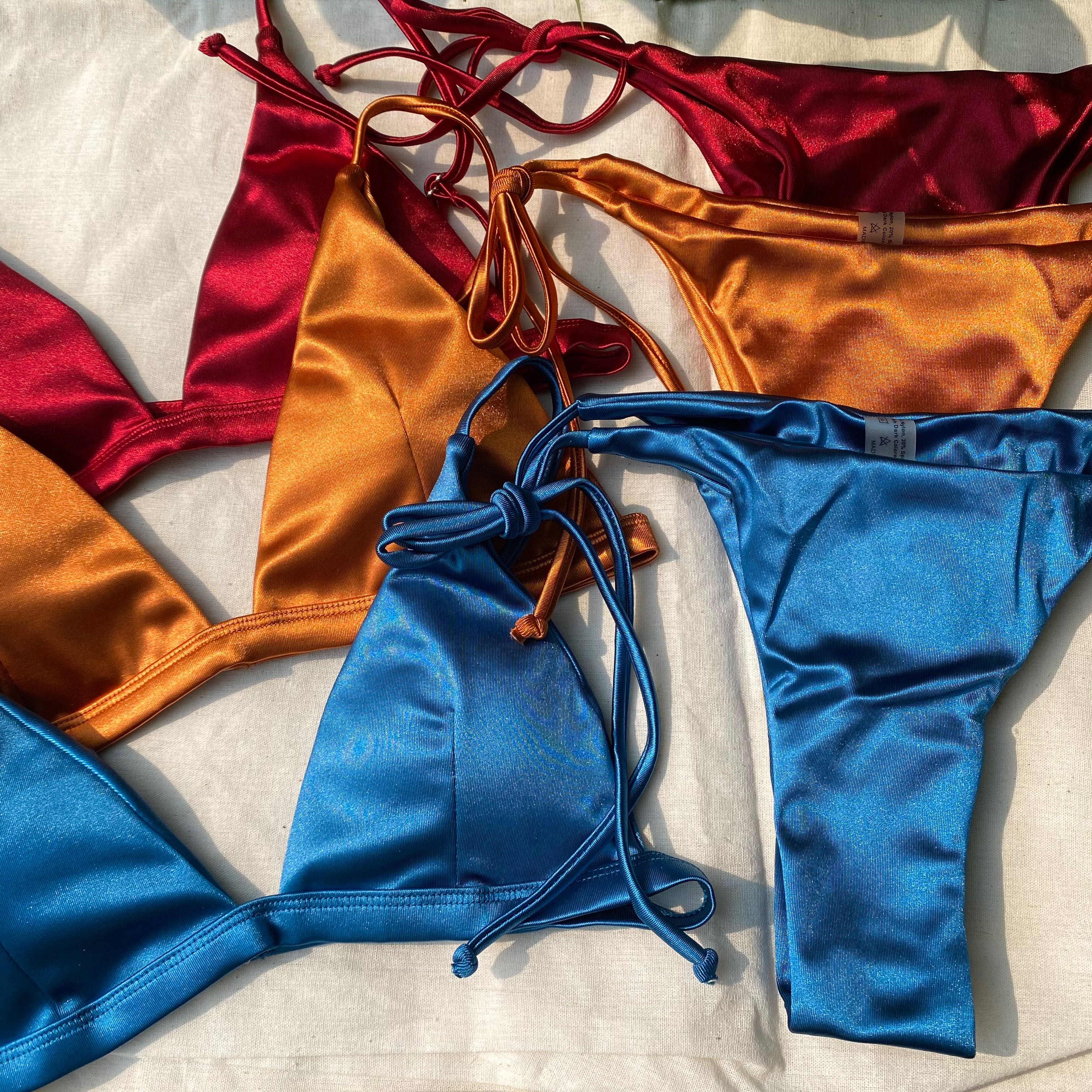 Satin bikini | LINE SHOPPING