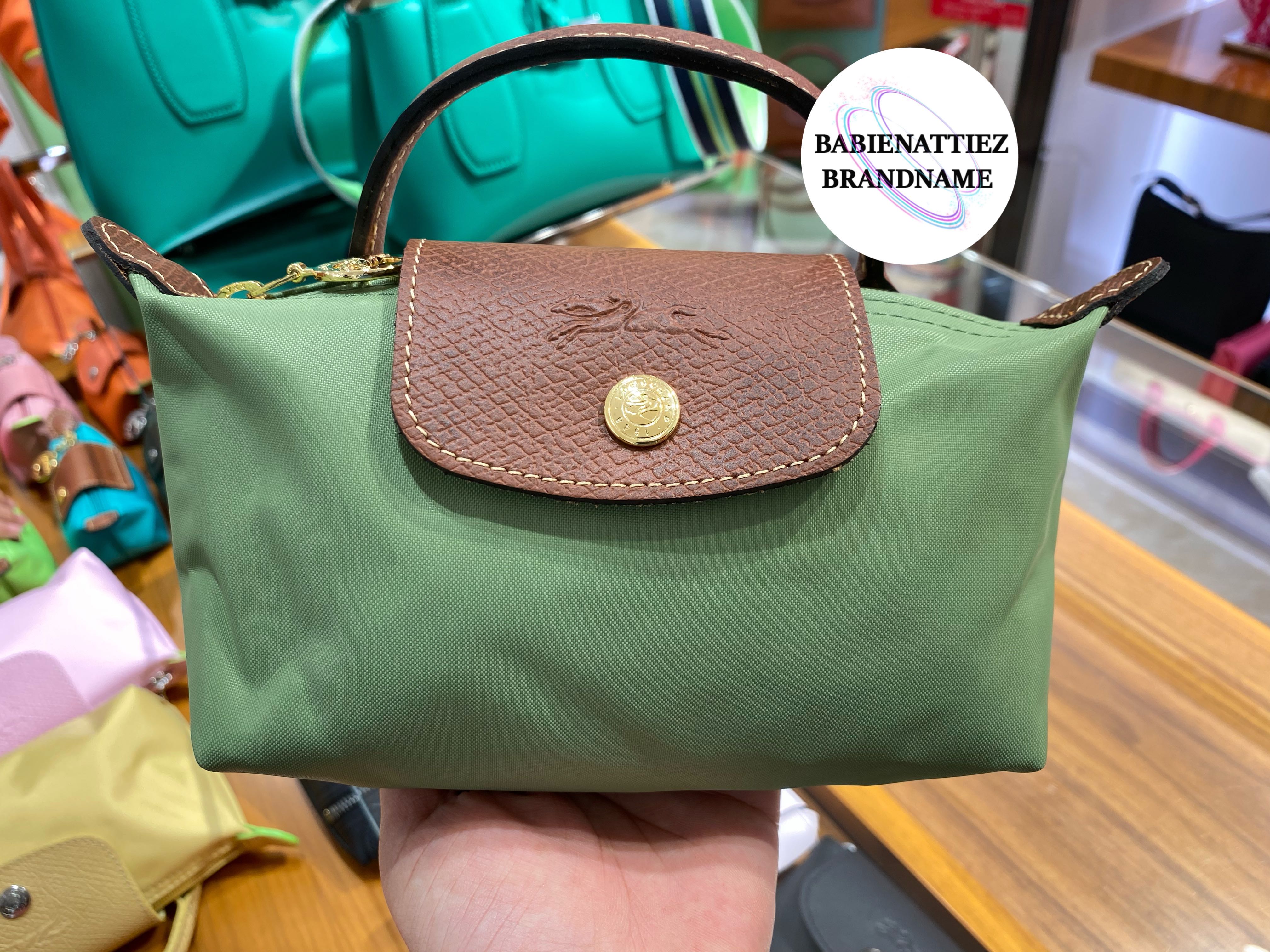 💥HOT ITEMS💥 (แท้ 100% จาก King Power) Longchamp Green Collection Pouch ...