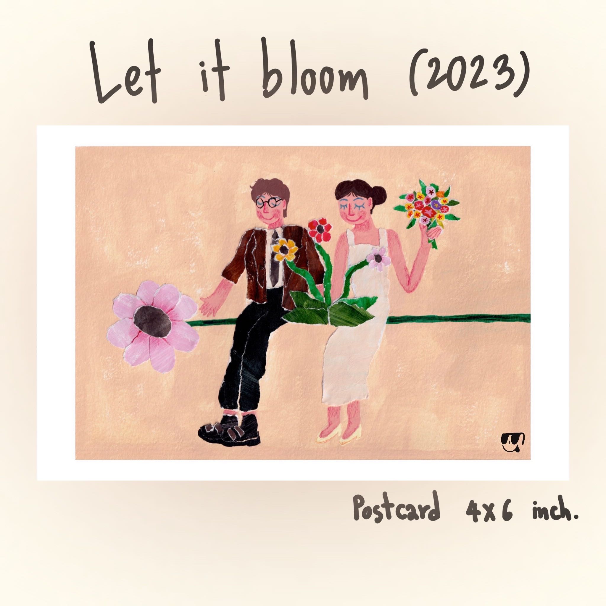 Let it bloom Postcard | LINE SHOPPING