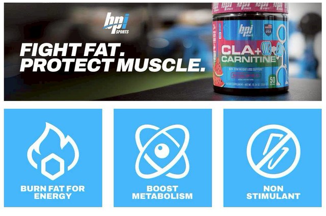 [ส่งฟรี] BPI SPORT CLA+CARNITINE POWDER 50 SERVING | LINE SHOPPING