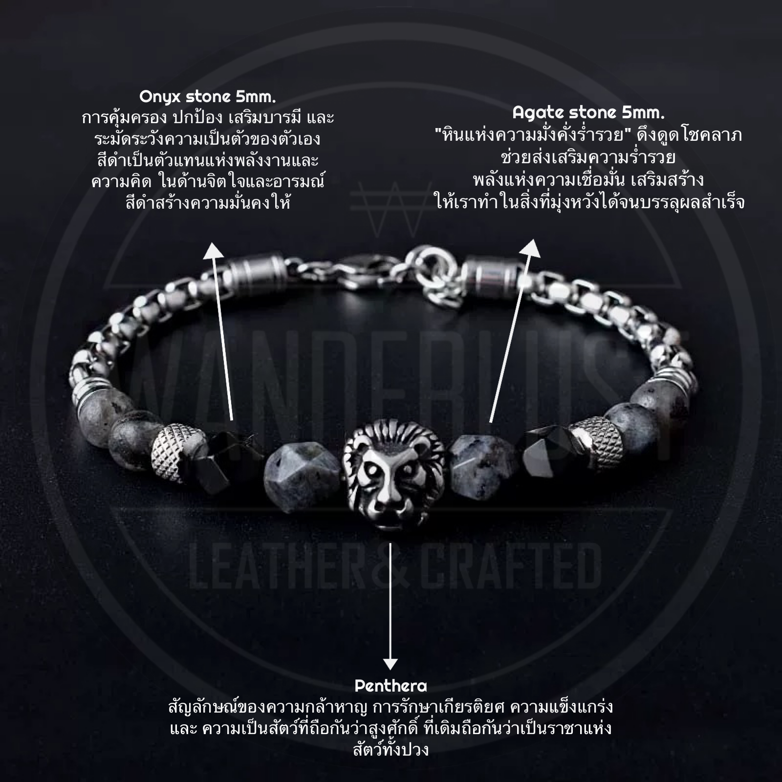 Penthara leo Agate stone | LINE SHOPPING