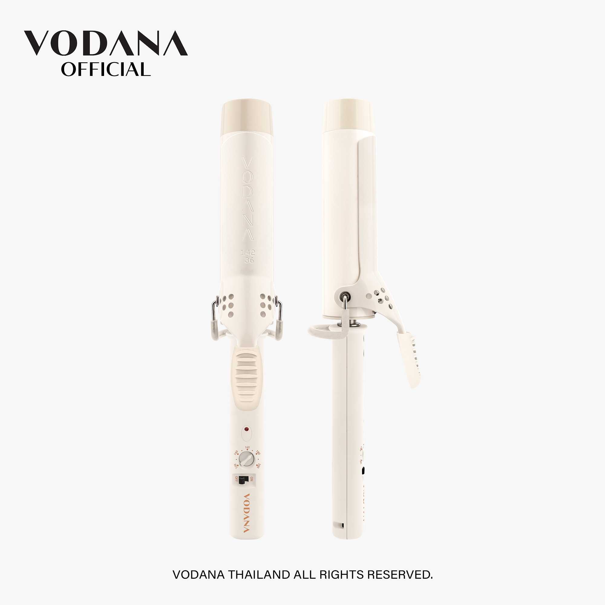 VODANA l Glamwave Curling Iron - Ivory (32,36mm) เครื่องม้วนผม Vodana ...