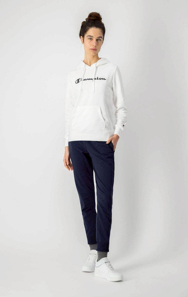 CHAMPION SCRIPT LOGO COTTON FLEECE HOODIE | LINE SHOPPING