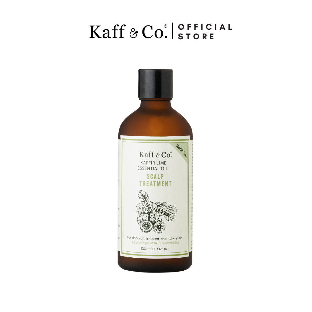 Kaff & Co. Kaffir Lime Essential Oil Scalp Treatment 100 ml -ทรีทเม้นท์น้ำมันมะกรูดสกัดเย็น ชนิด ...