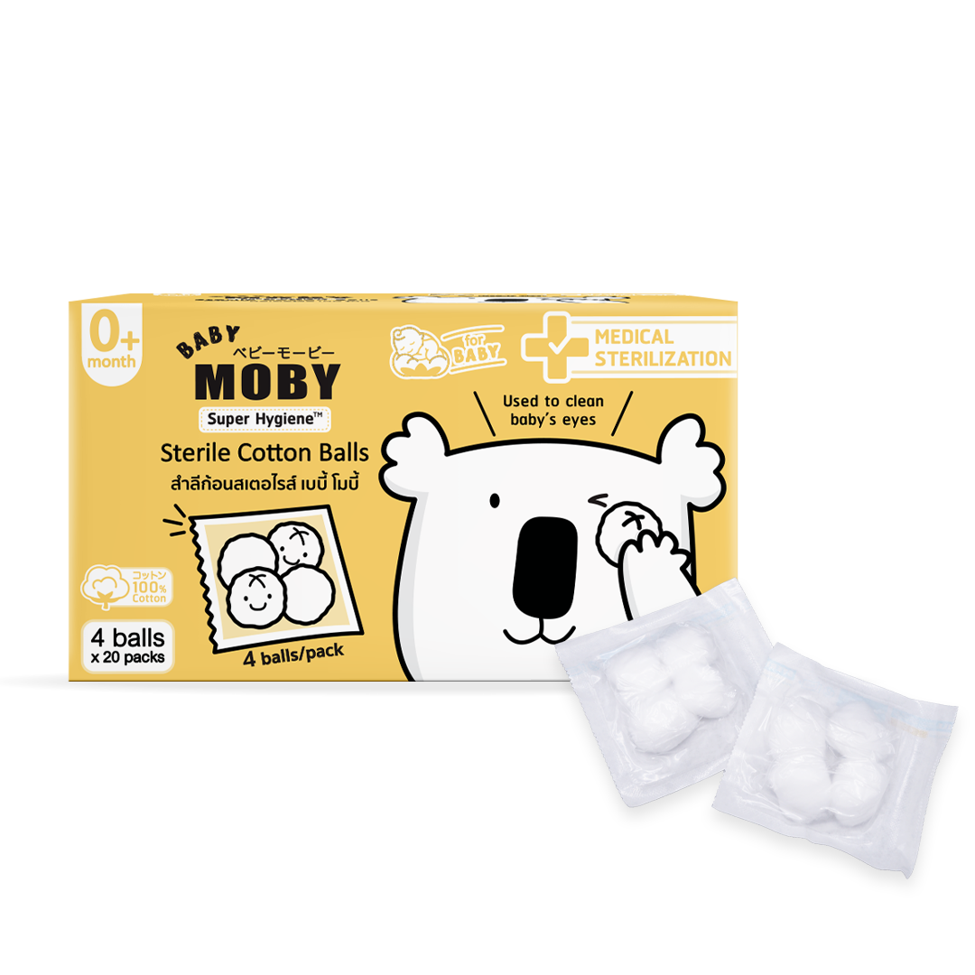 สำลีก้าน BABY MOBY Cotton รุ่น Big Cotton Buds 110 ก้าน | LINE SHOPPING